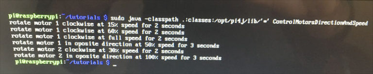 Raspberry Pi Control Dc Motor Speed And Direction With Java Java Tutorial Network