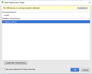 Run Android application on virtual device | Java Tutorial Network