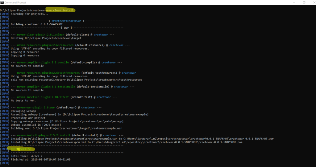How to create Java WAR file with Maven | Java Tutorial Network