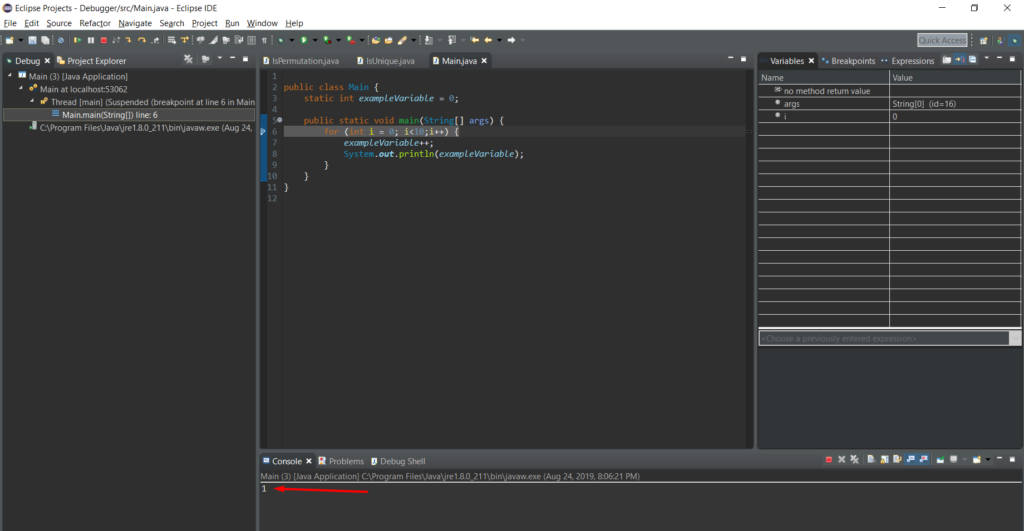 How to debug java with eclipse | Java Tutorial Network