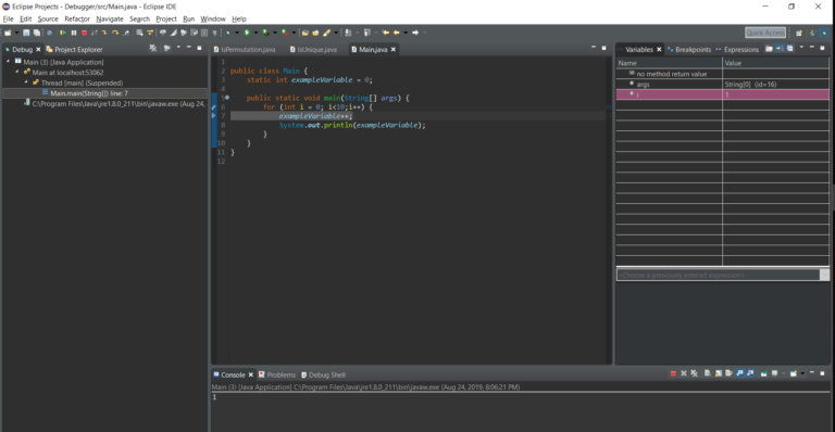 How To Debug Java With Eclipse Java Tutorial Network
