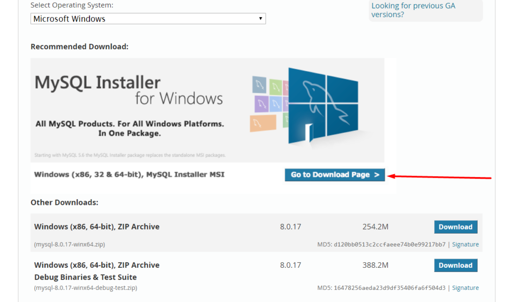 Installing and configuring MySQL database and server for Spring usage ...